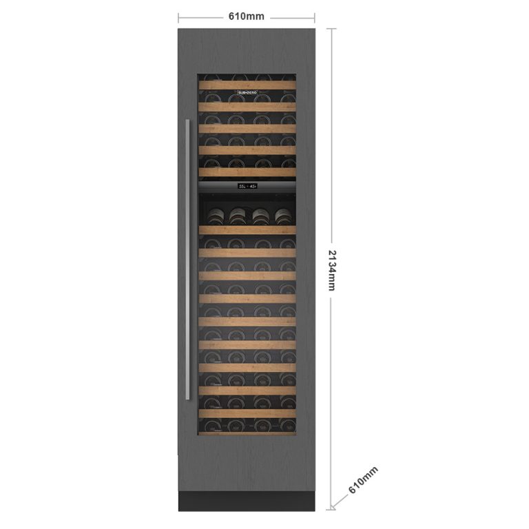 24 Designer Wine Storage - Panel Ready - Sub-Zero Wolf Southeast Asia